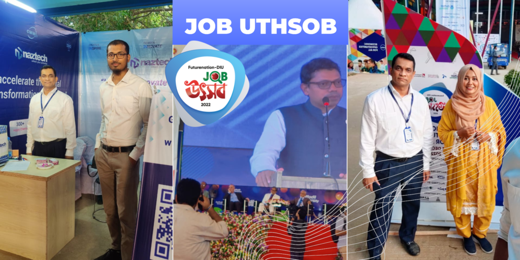naztech Participated the Futurenation-DIU Job Festival-2022 - naztech Inc